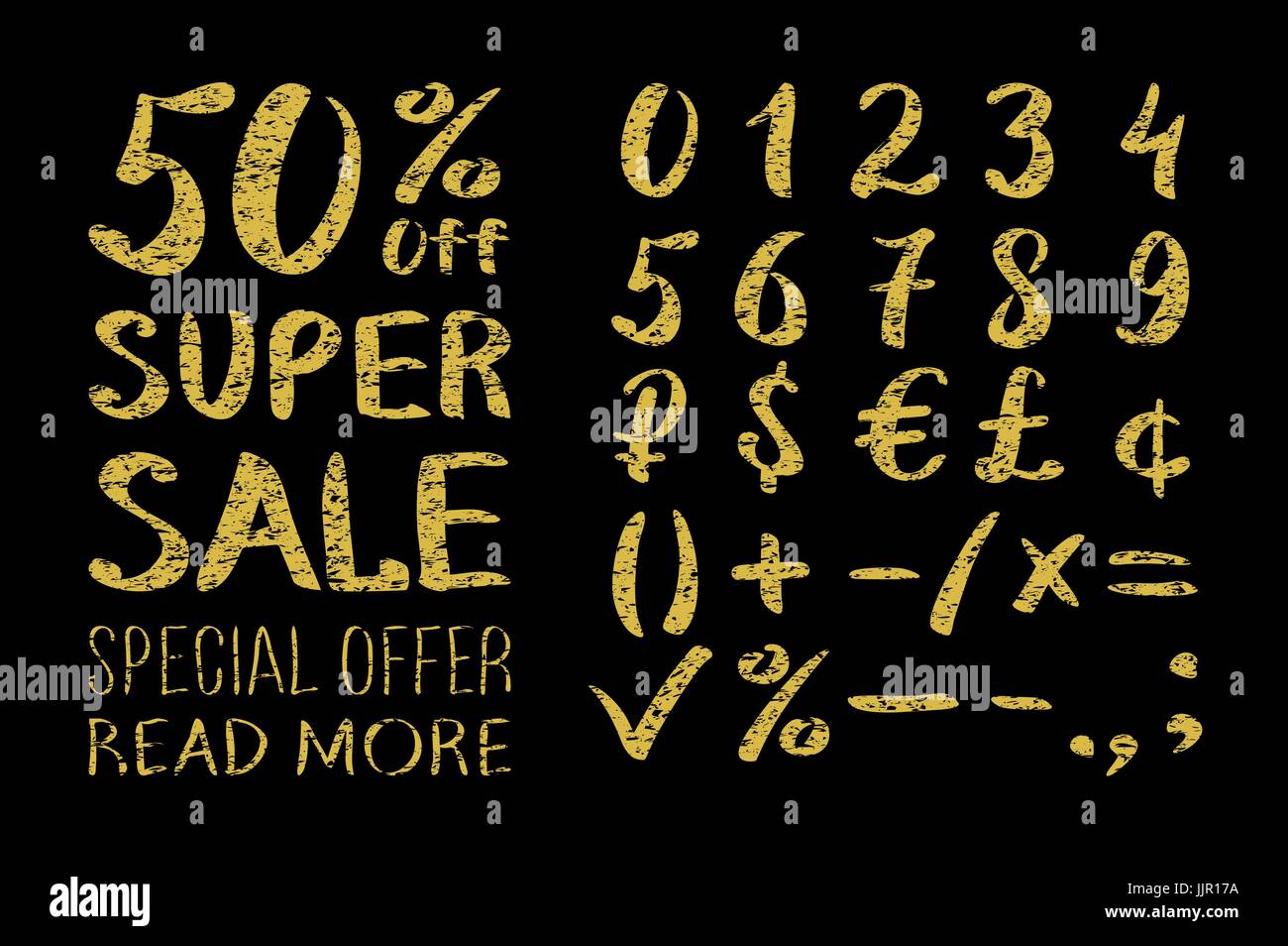 Gold lettered sign Stock Vector Images - Alamy