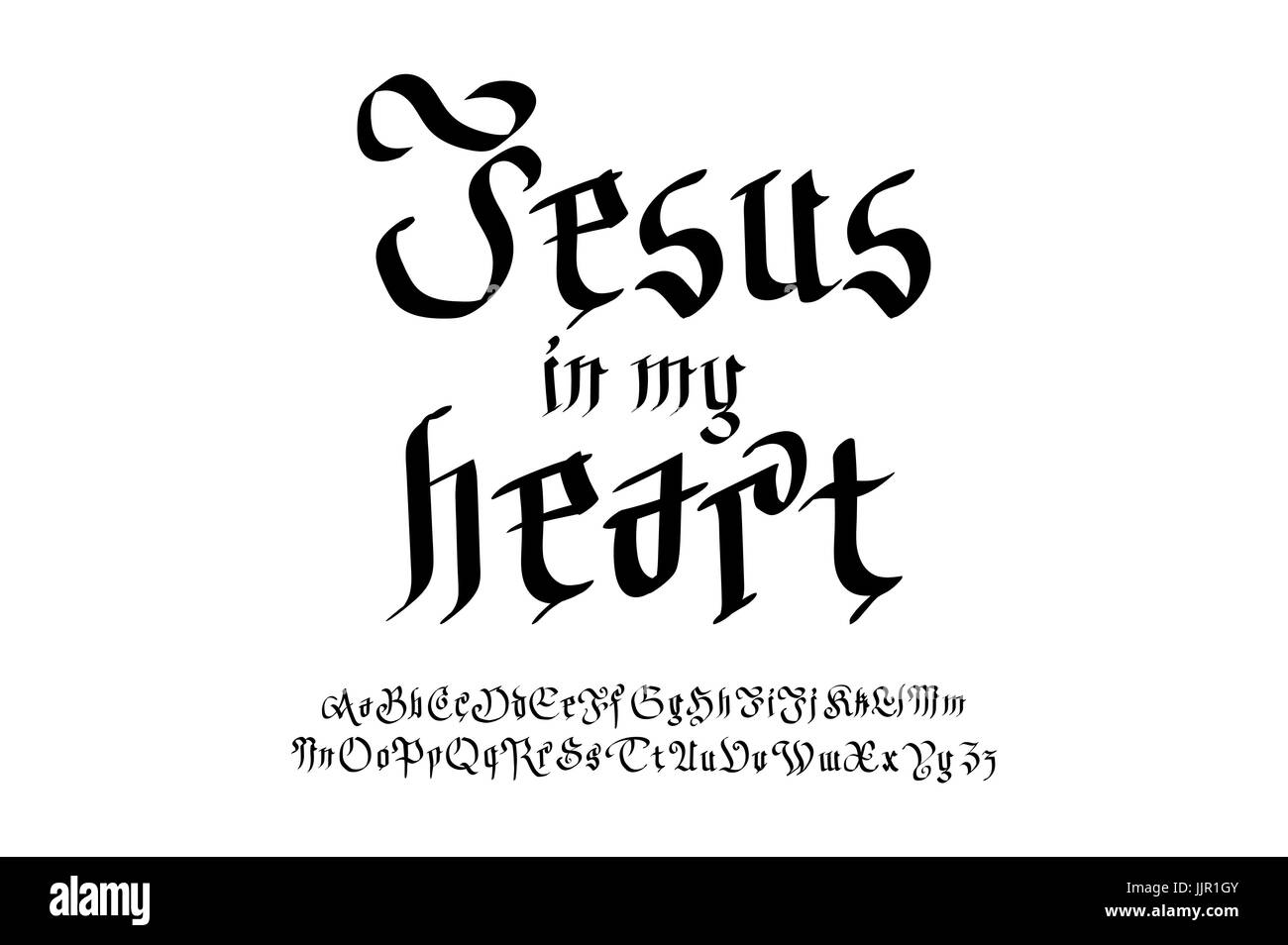 Christian Name Lettering Design