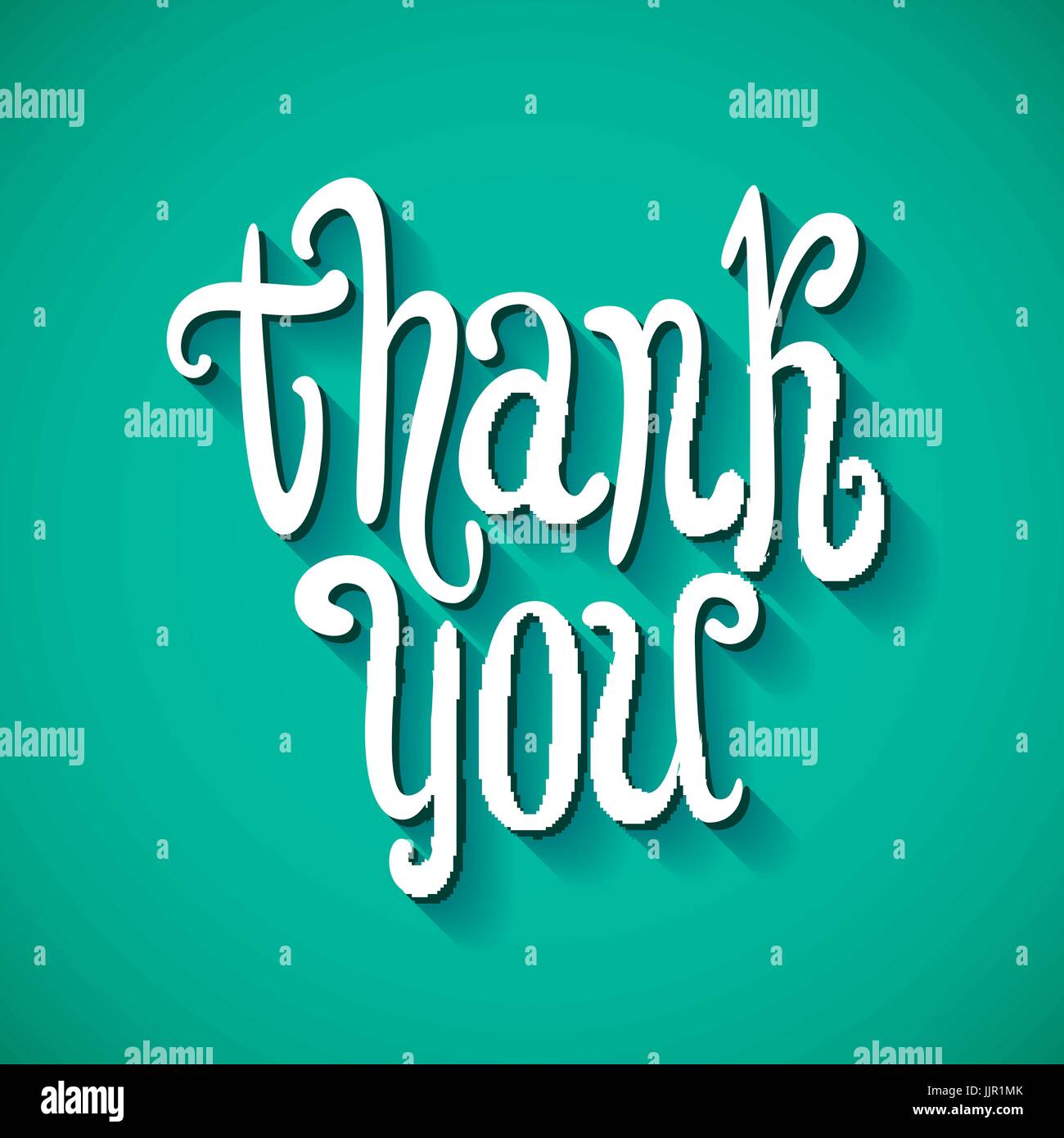 thank you, handwritten text with shadow on striped cardboard art Stock ...