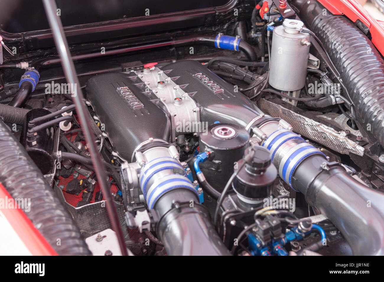 Ferrari red engine hi-res stock photography and images - Alamy