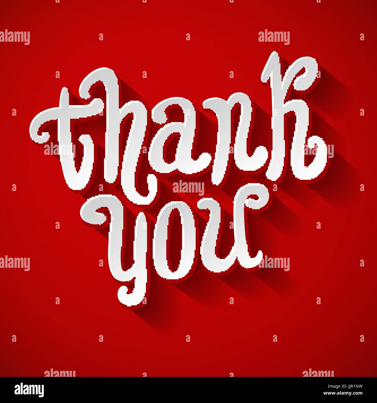 Thank you hand lettering for your design art Stock Vector Image & Art ...