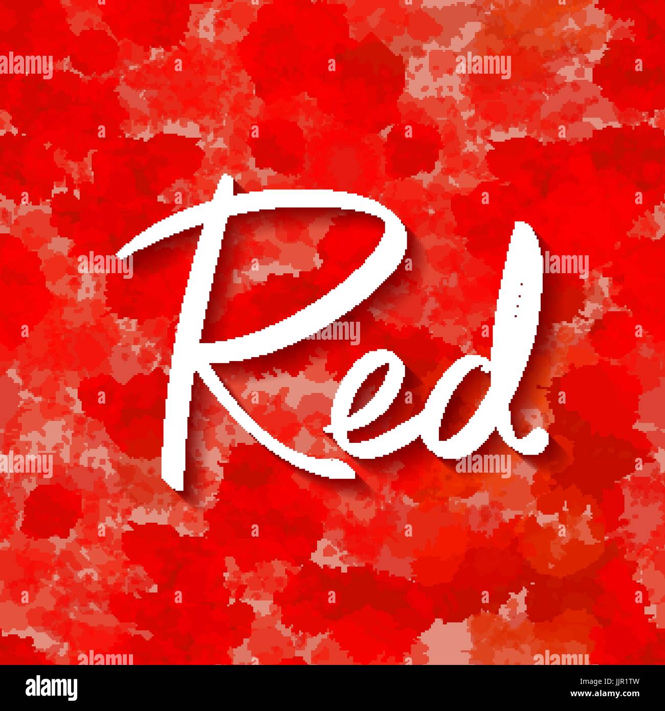 Abstract colorful vector background vector red word lettering art text ...