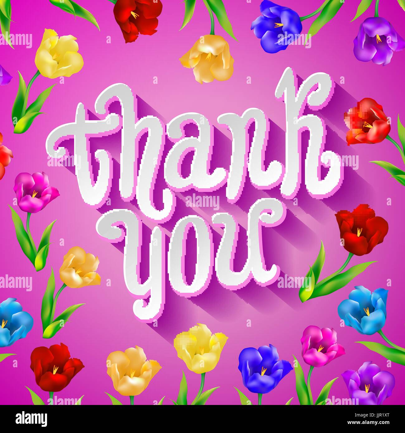 Cute Thank You Background