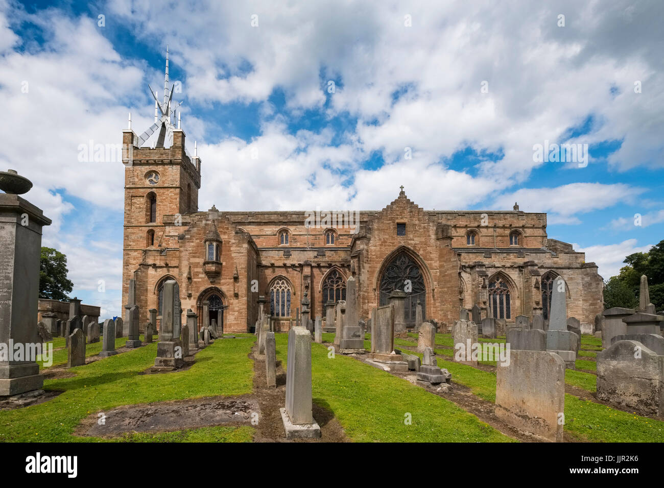 Church of St Michael's parish at Linlithgow Palace in Scotland, United ...