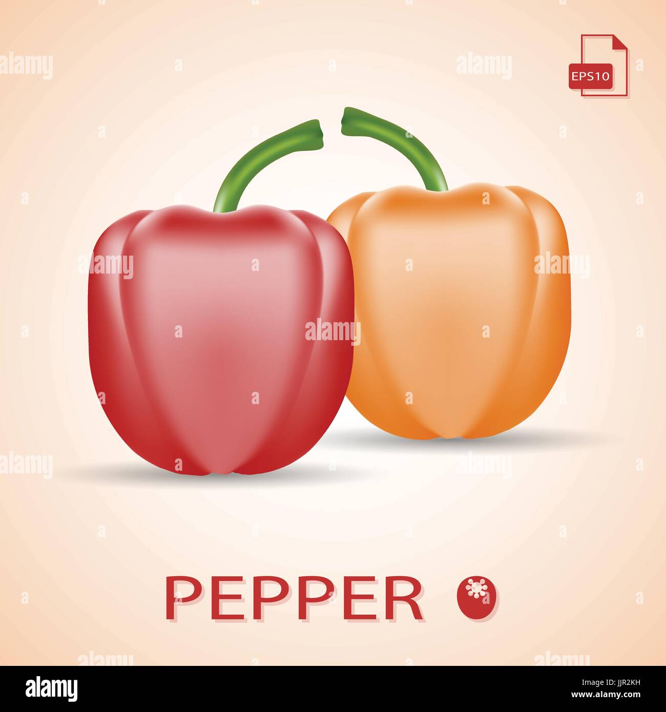 Two orange red Stock Vector Images - Alamy