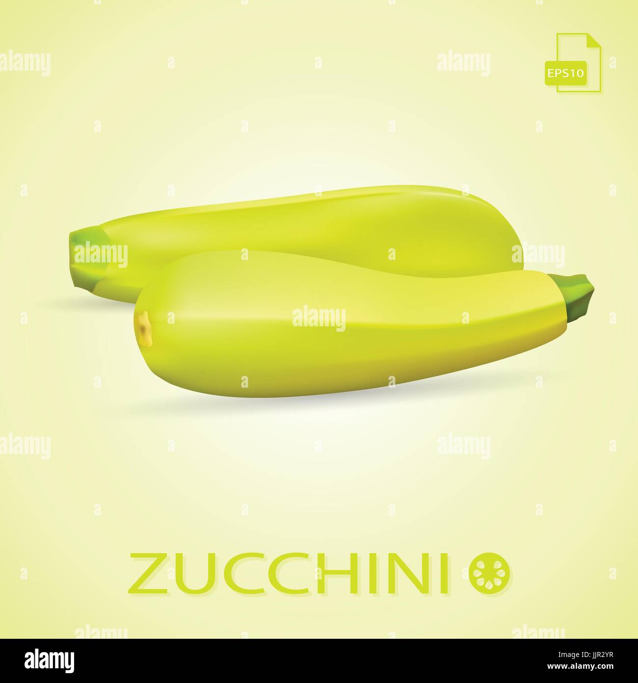 Vegetarian salad fresh zucchini Stock Vector Images - Alamy