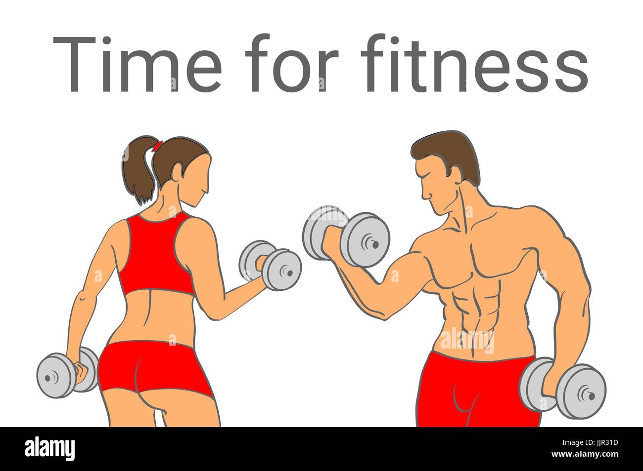 Fitness typographic poster. Time to change your body. Girl with ...