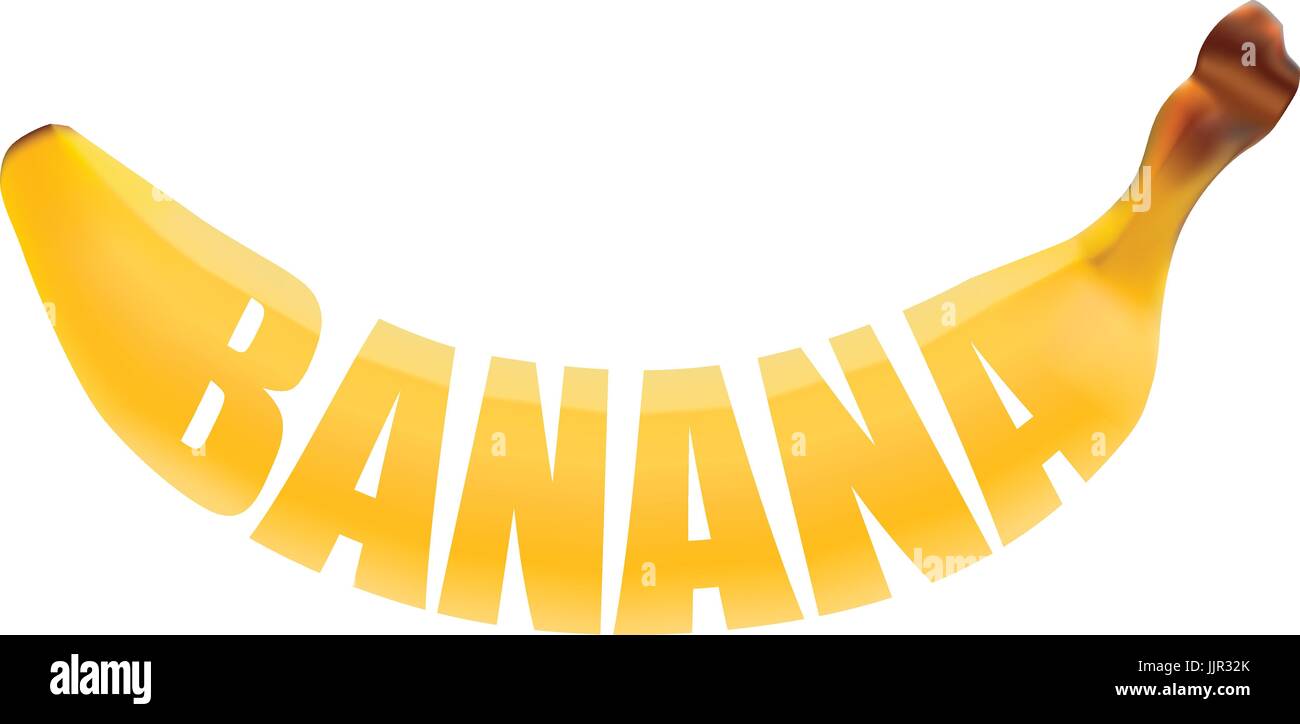 Fresh Banana Lettering Stock Vector Image & Art - Alamy