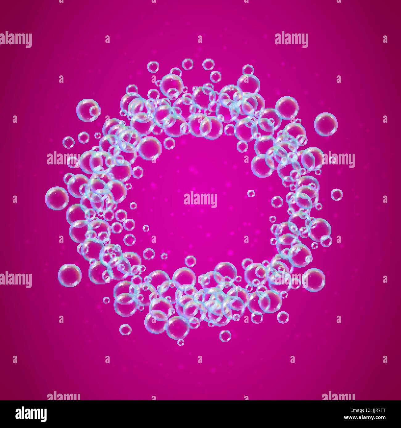 Shampoo foam with colorful realistic bubbles Stock Vector Image & Art ...