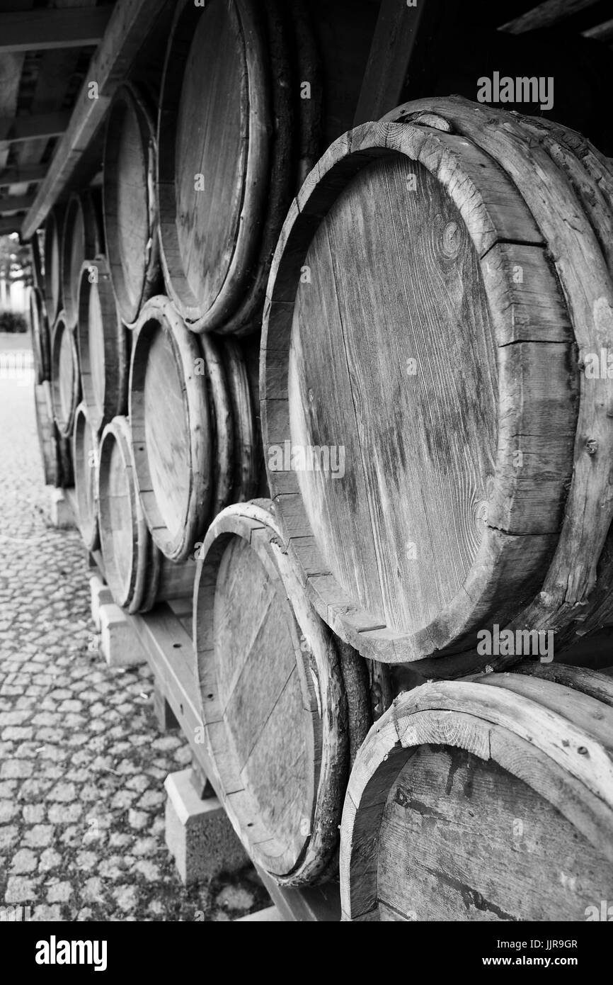 Tar Barrels in Oulu Market Place Stock Photo - Alamy