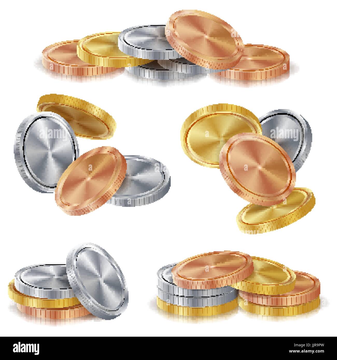 Copper coins Stock Vector Images - Alamy