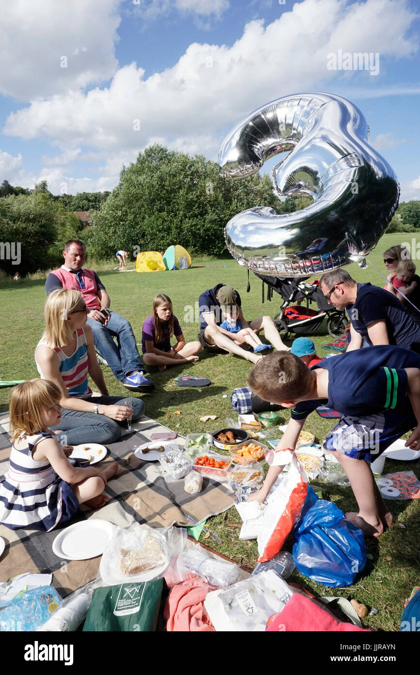 family birthday gathering Stock Photo - Alamy