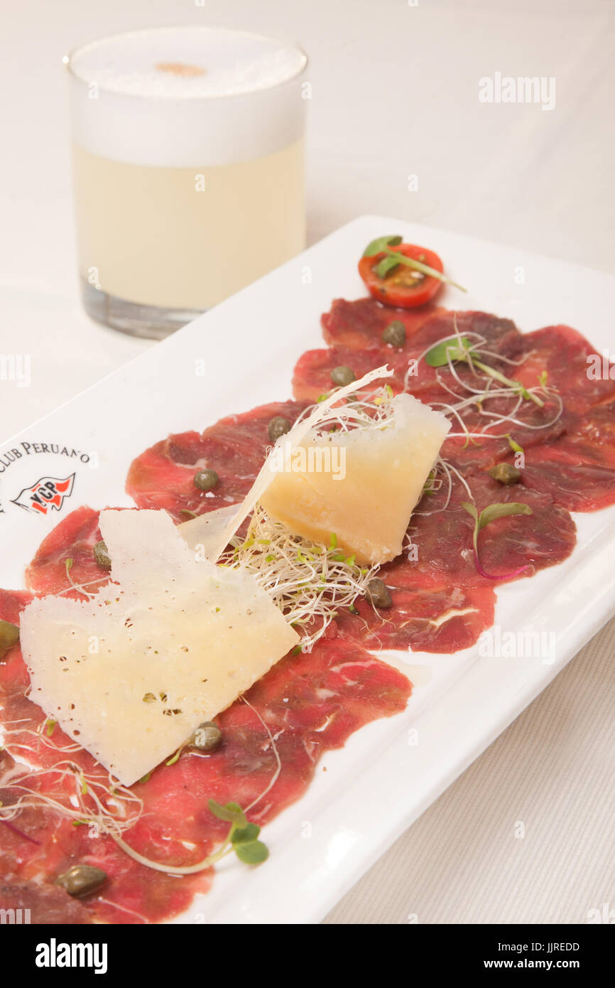 Lima is the culinary capital of South America. This carpaccio was ...