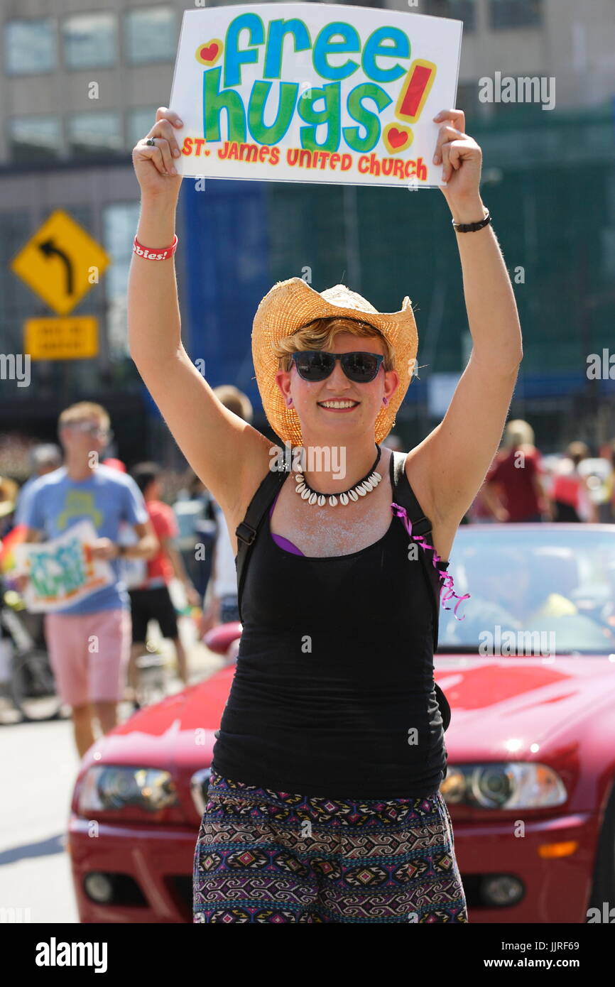 Free hugs quebec hi-res stock photography and images - Alamy
