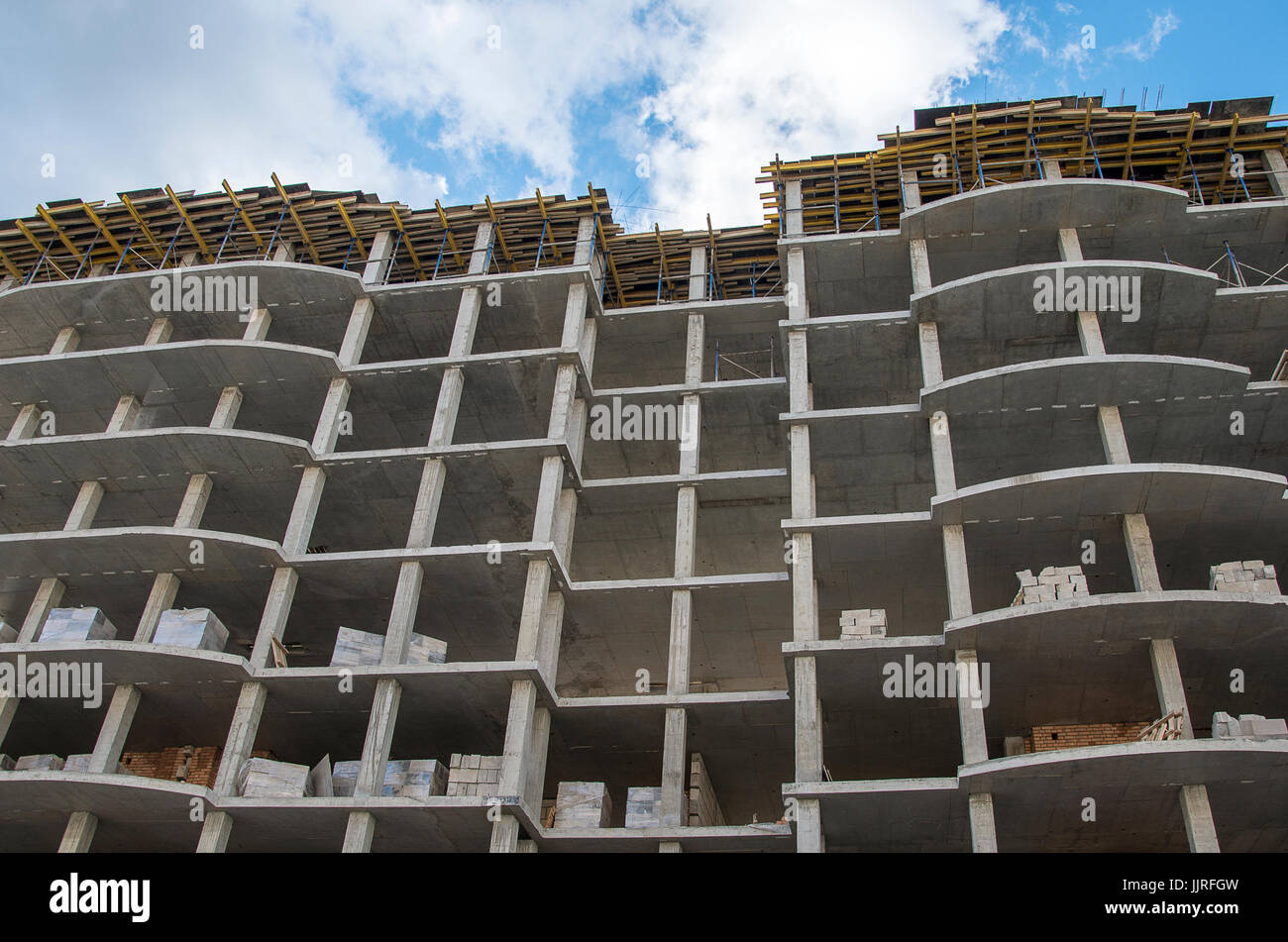 New modern residential building under construction Stock Photo - Alamy