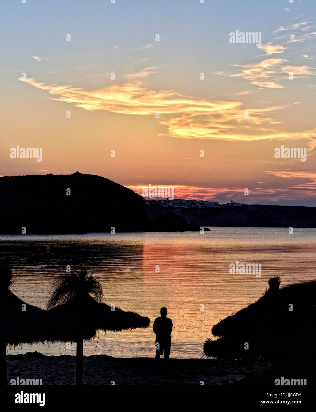 Sunset low sun Stock Photo - Alamy