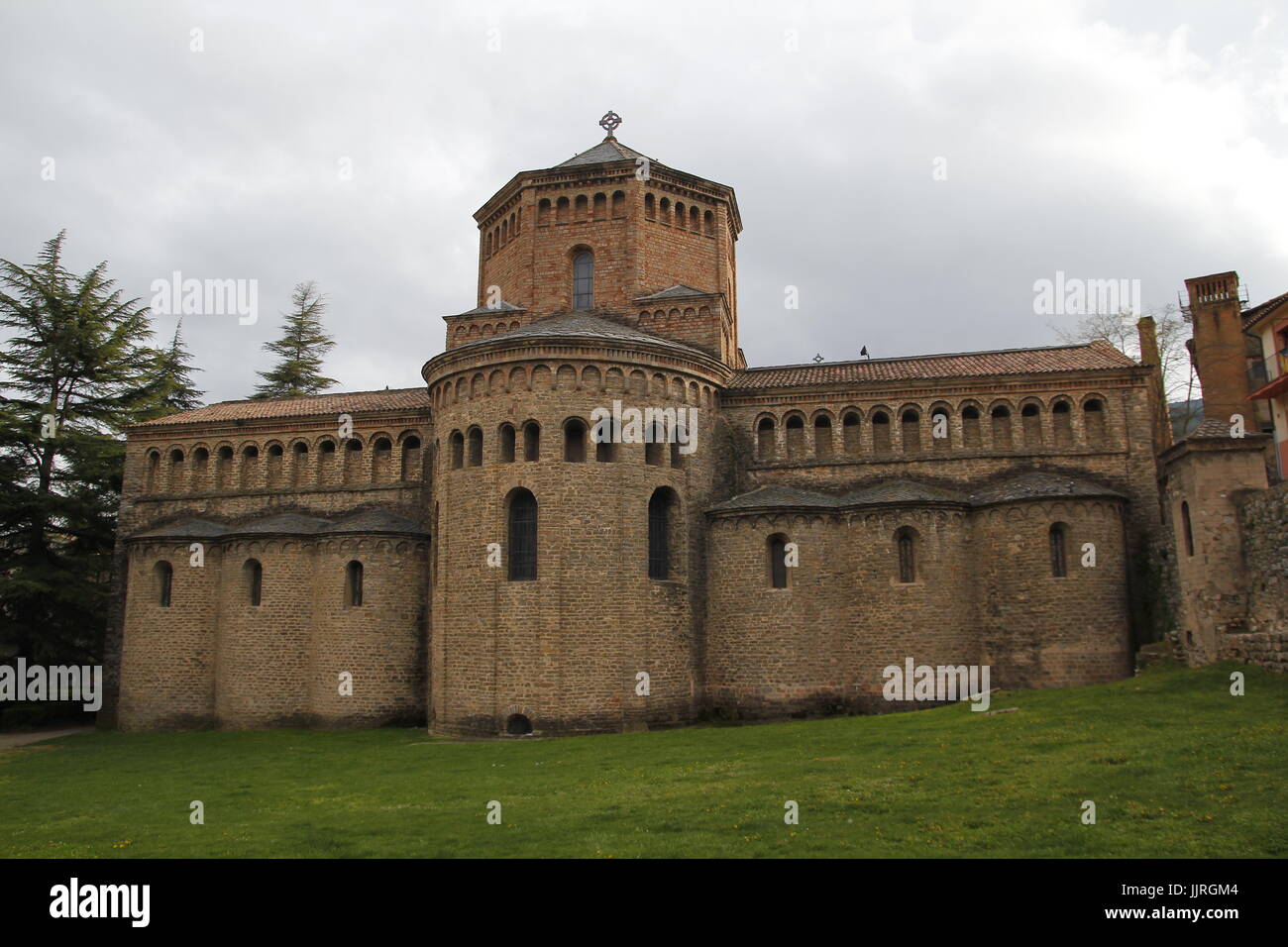 Monastery of Santa Maria de Ripoll, Catalonia, Spain Stock Photo - Alamy