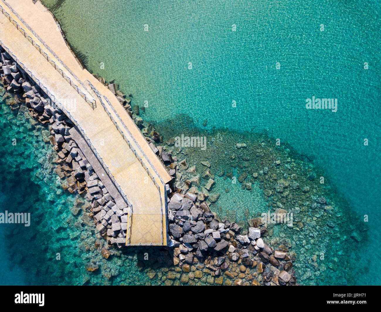 Aerial view crystalline sea water hi-res stock photography and images ...
