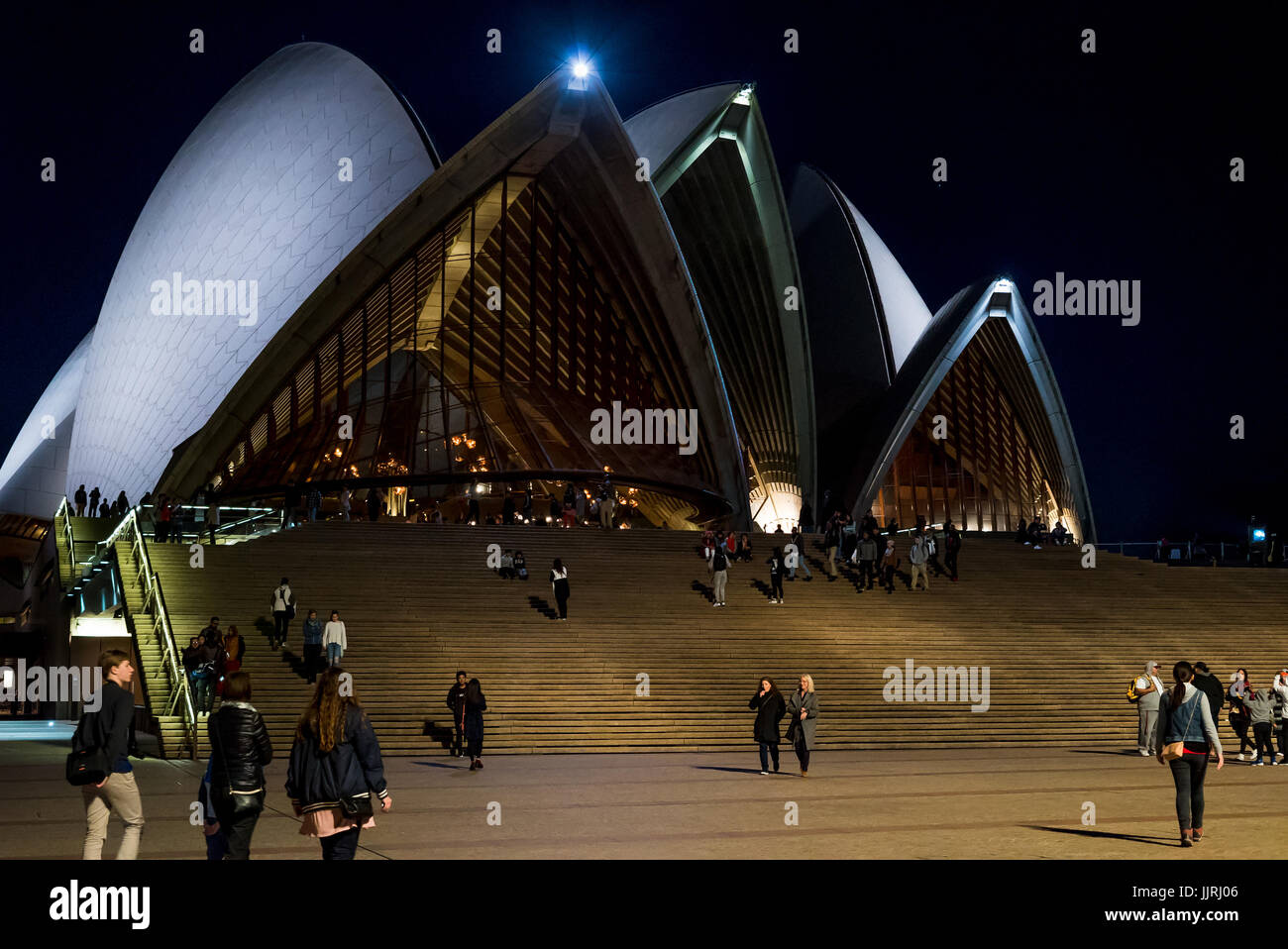 Sydney Opera House at Nighttime Stock Photo - Alamy