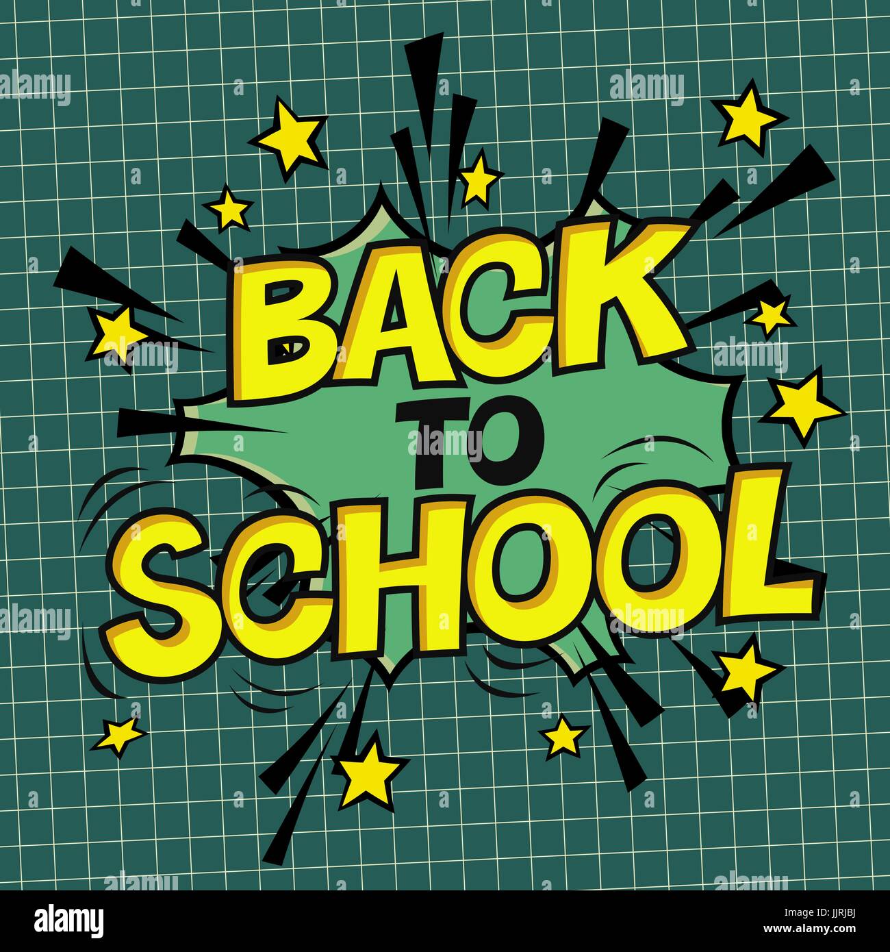 Retro kids at school Stock Vector Images - Alamy
