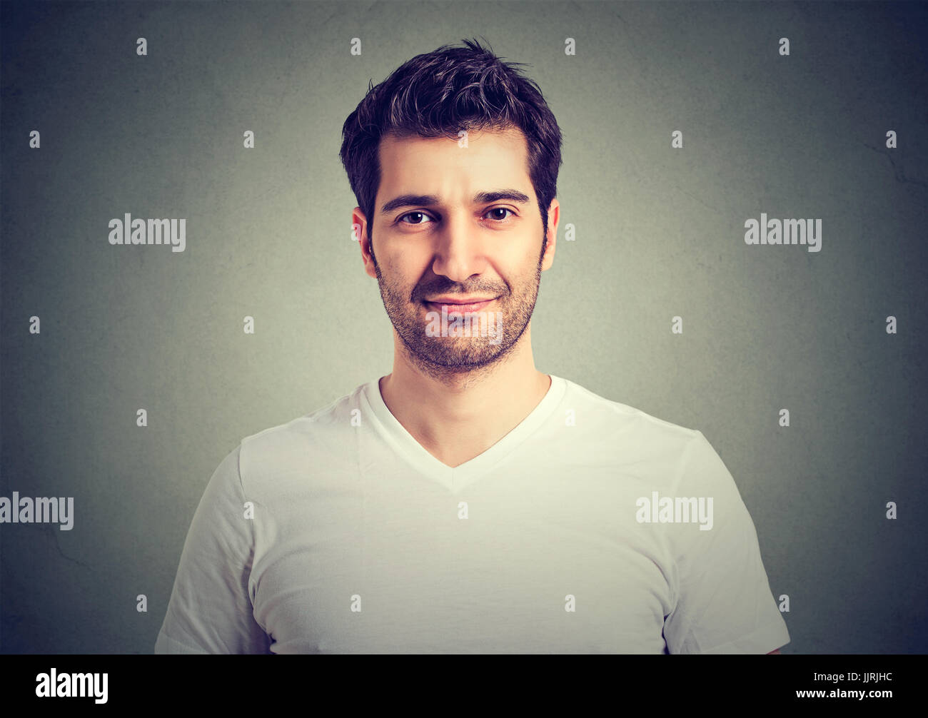 portrait of smiling young man Stock Photo - Alamy