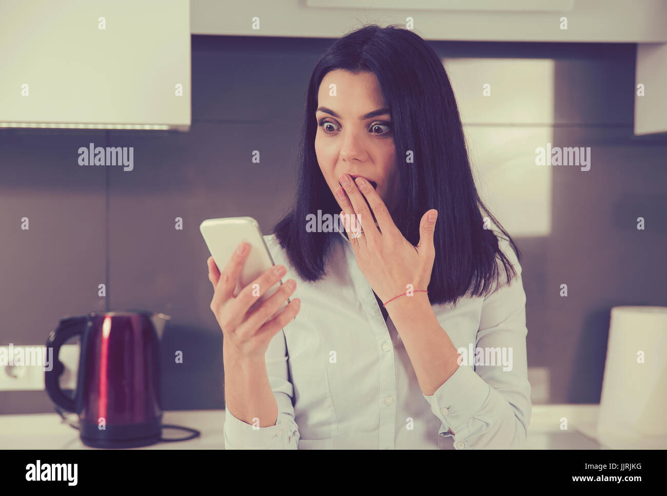 Scary phone call hi-res stock photography and images - Alamy