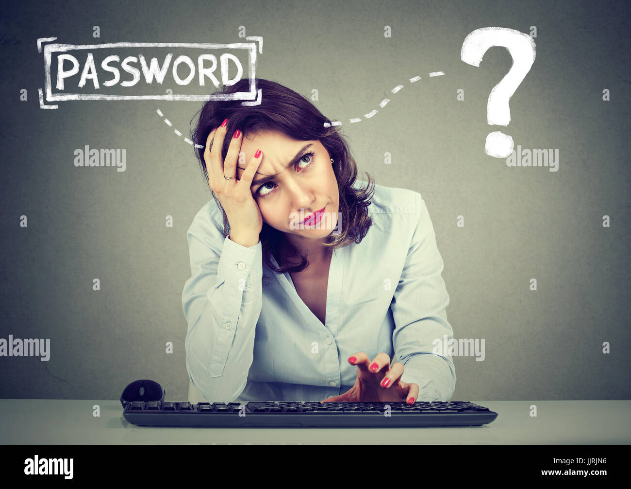 Computer security question hi-res stock photography and images - Alamy
