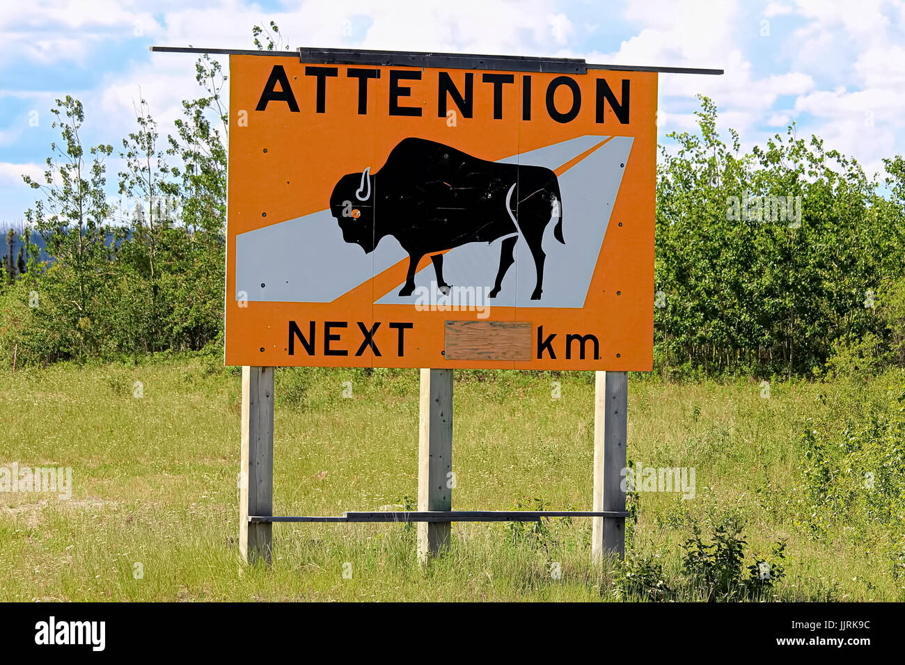 Buffalo Warning Sign High Resolution Stock Photography and Images - Alamy
