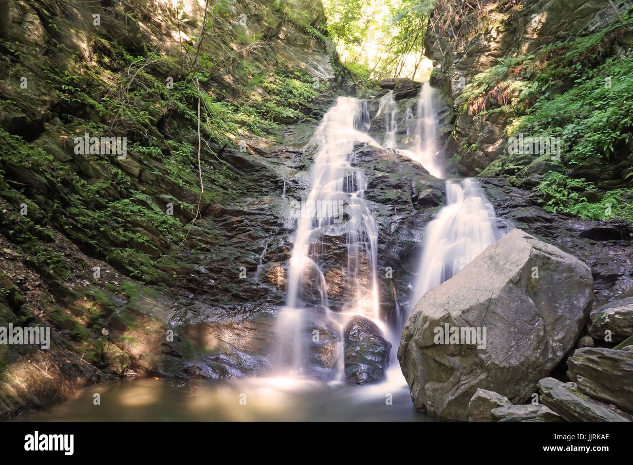 Cascade Falls in North Adams, Massachusetts Stock Photo - Alamy