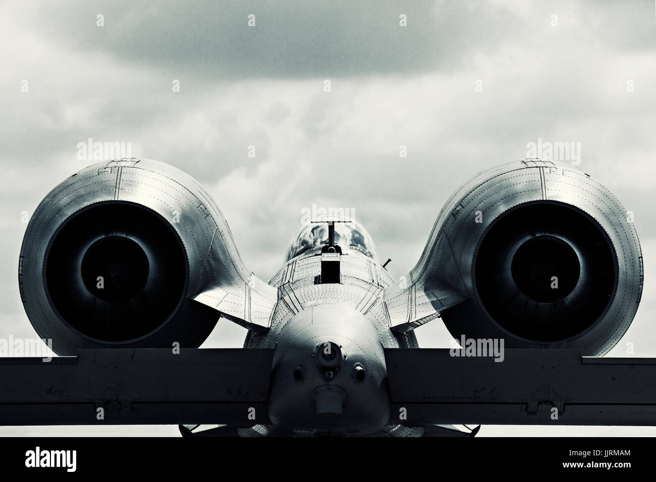 Rear view of an A-10 Thunderbolt Stock Photo - Alamy