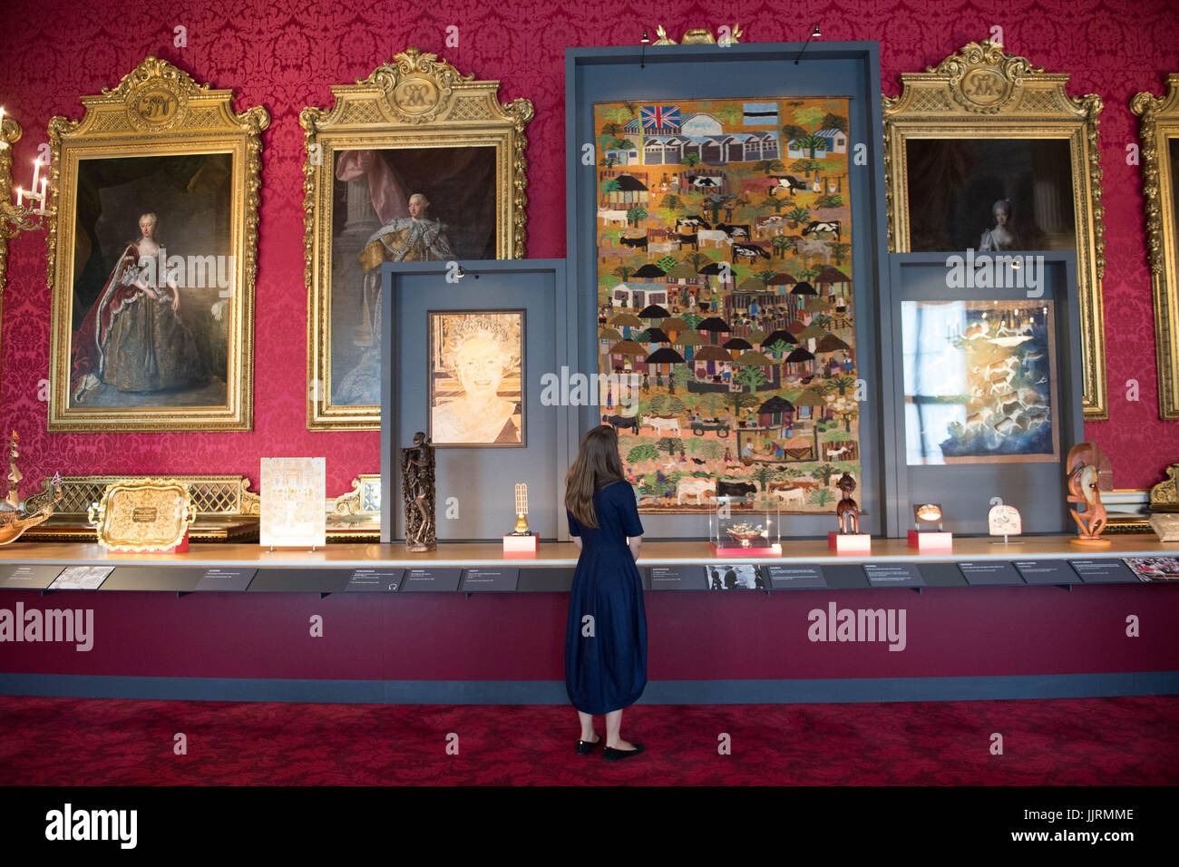 The display of gifts presented to Queen Elizabeth II throughout her 65 ...