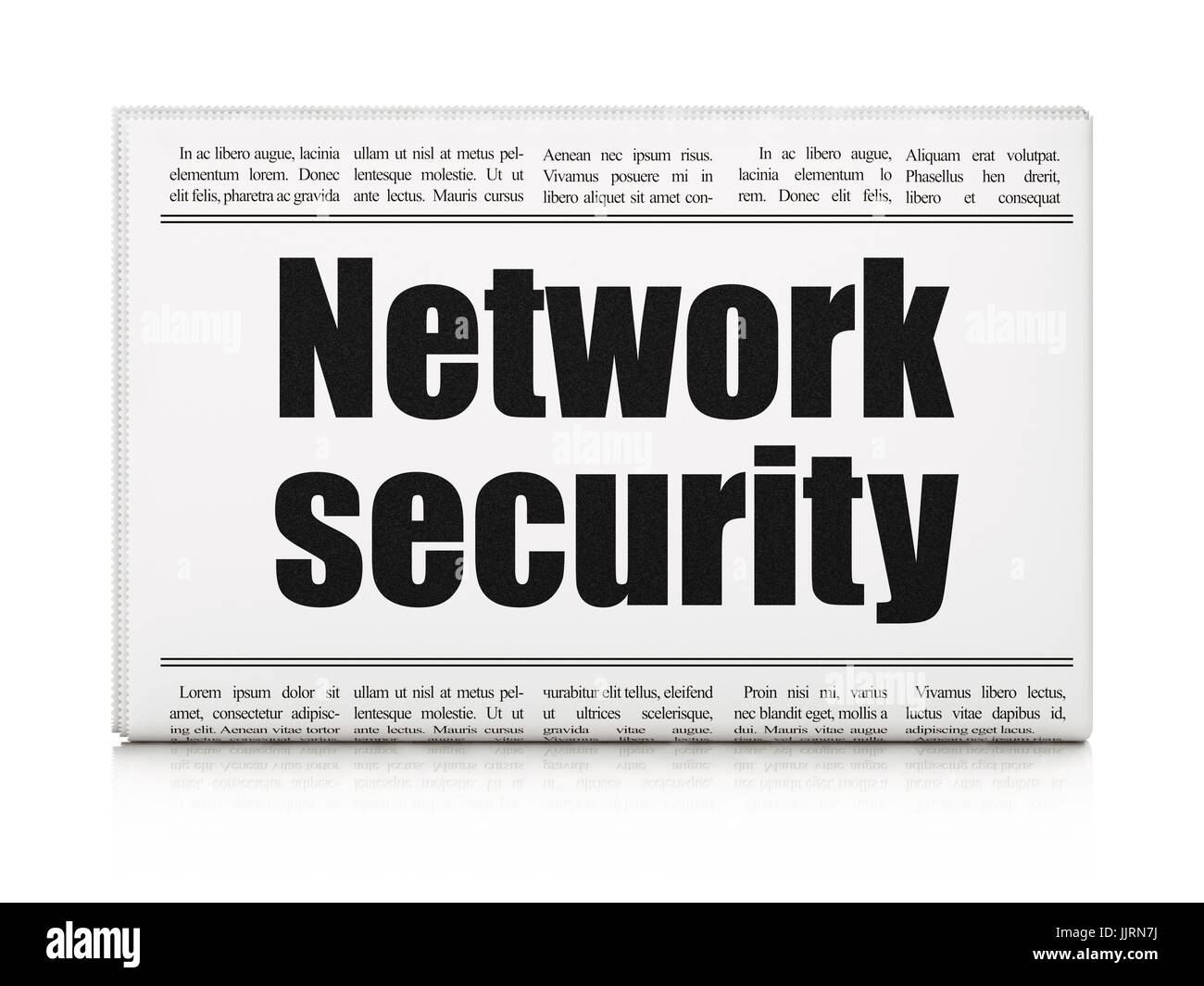 Security concept: newspaper headline Network Security Stock Photo - Alamy