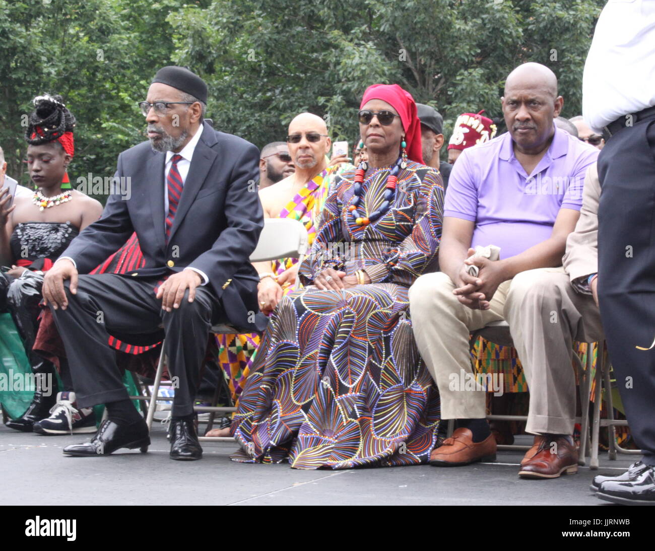 Juneteenth Parade in Philadelphia Featuring: Kenny Gamble, Fatimah ...