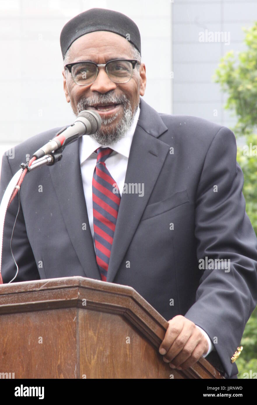 Juneteenth Parade in Philadelphia Featuring: Kenny Gamble, Fatimah ...