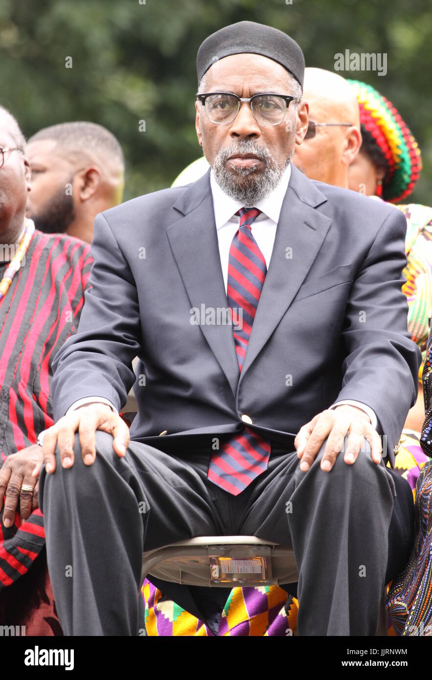 Juneteenth Parade in Philadelphia Featuring: Kenny Gamble, Fatimah ...