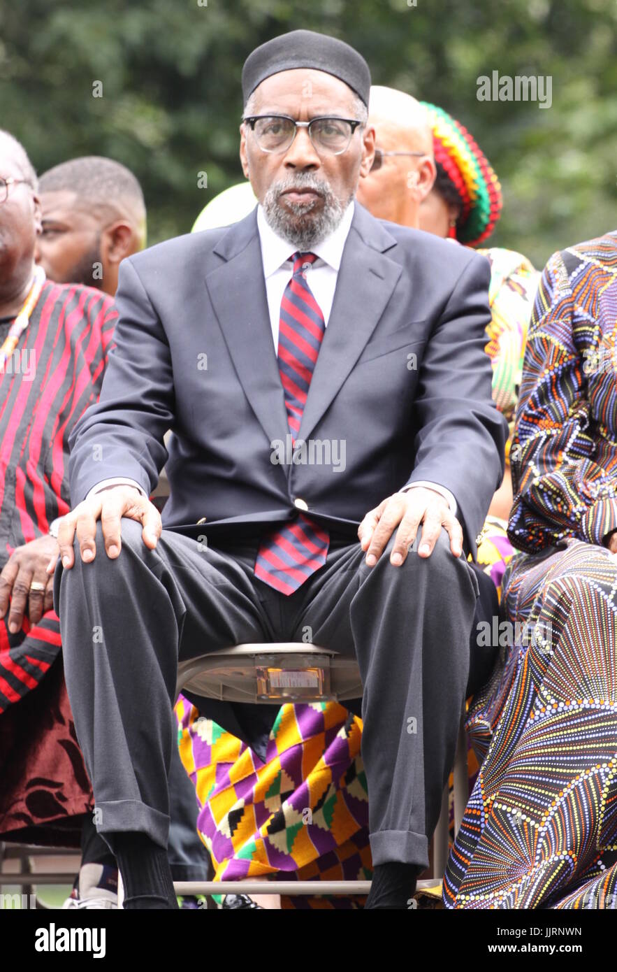 Juneteenth Parade in Philadelphia Featuring: Kenny Gamble, Fatimah ...