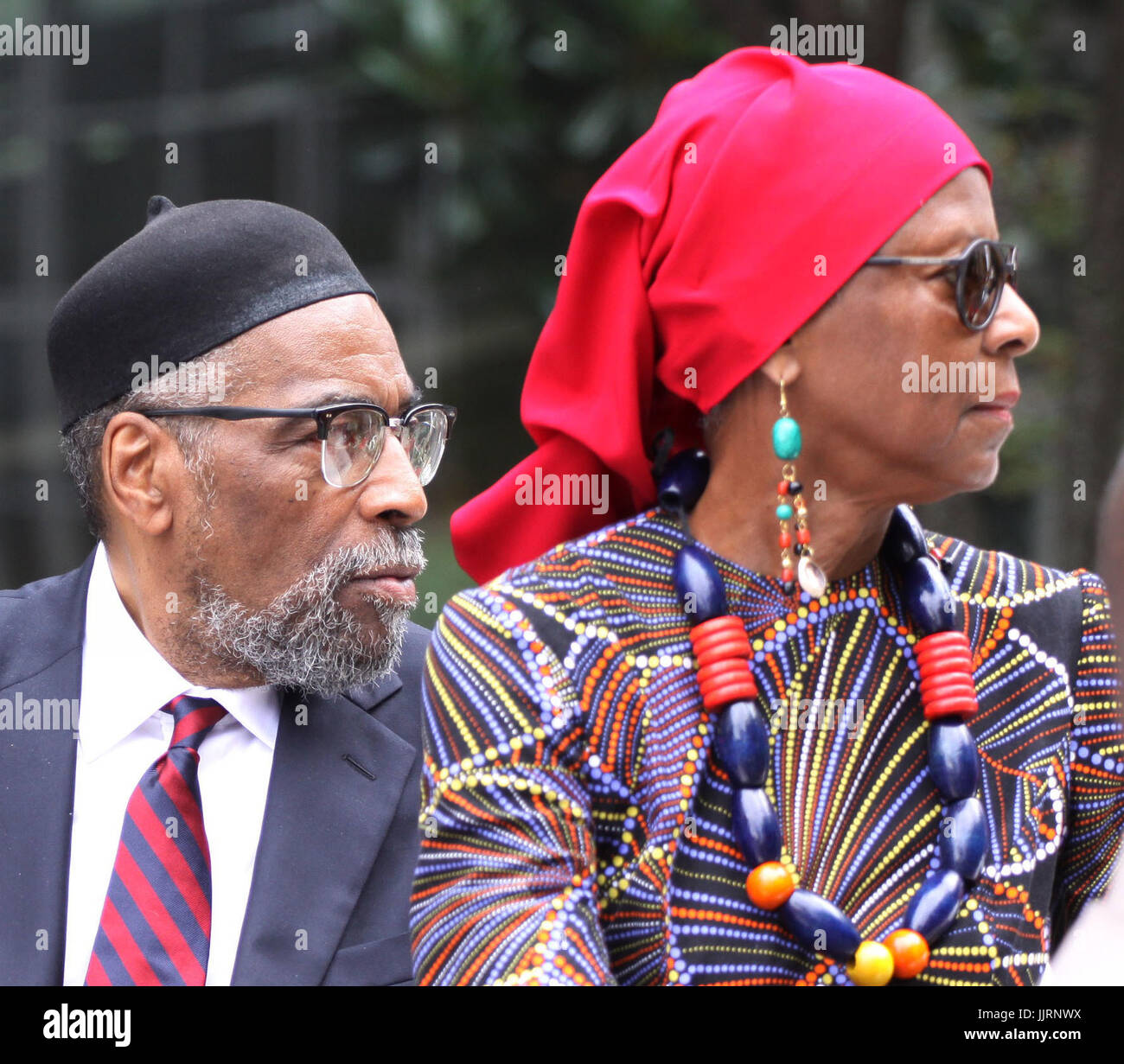 Juneteenth Parade in Philadelphia Featuring: Kenny Gamble, Fatimah ...
