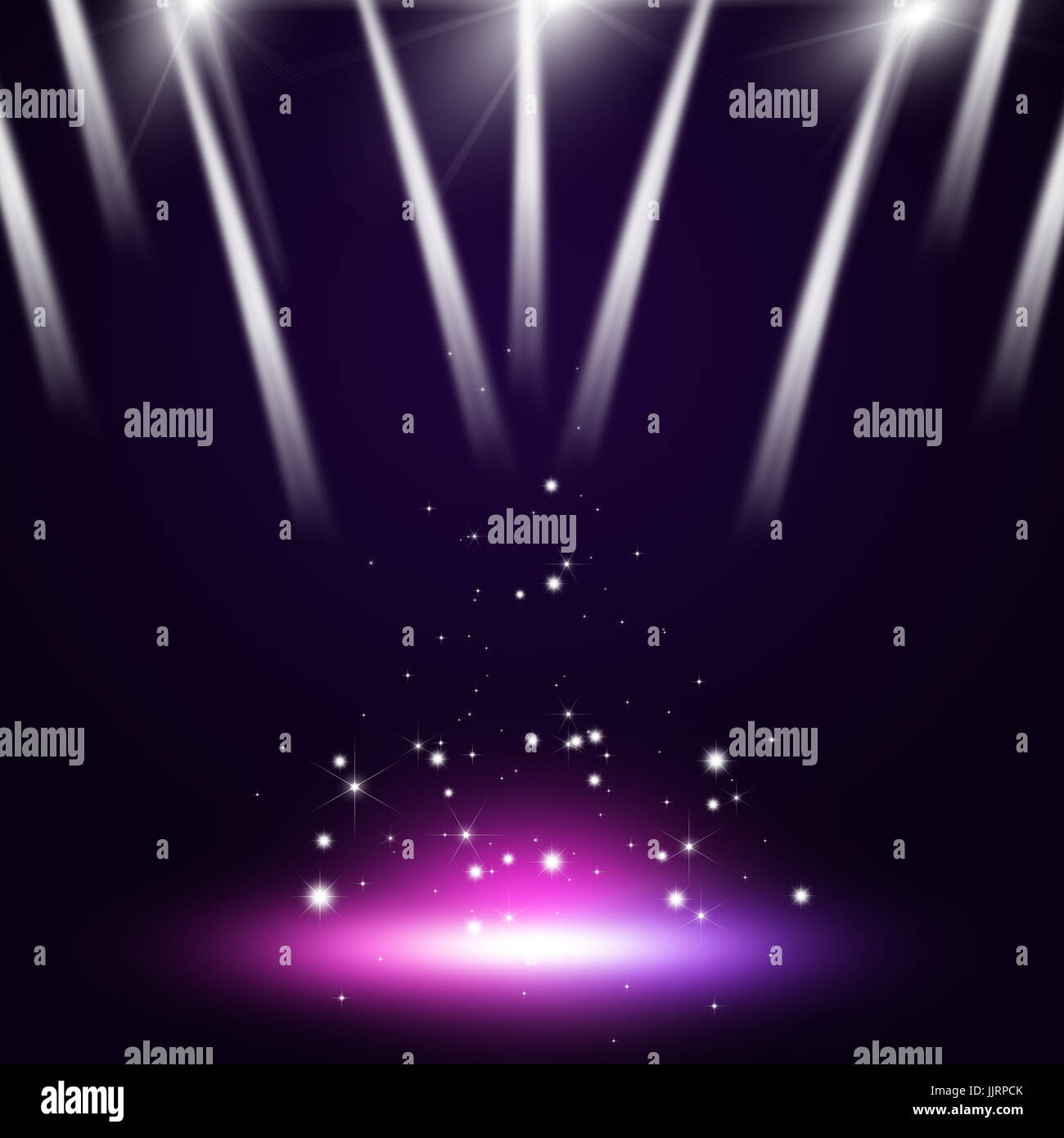 music concert multicolor background with stage spotlights Stock Photo ...