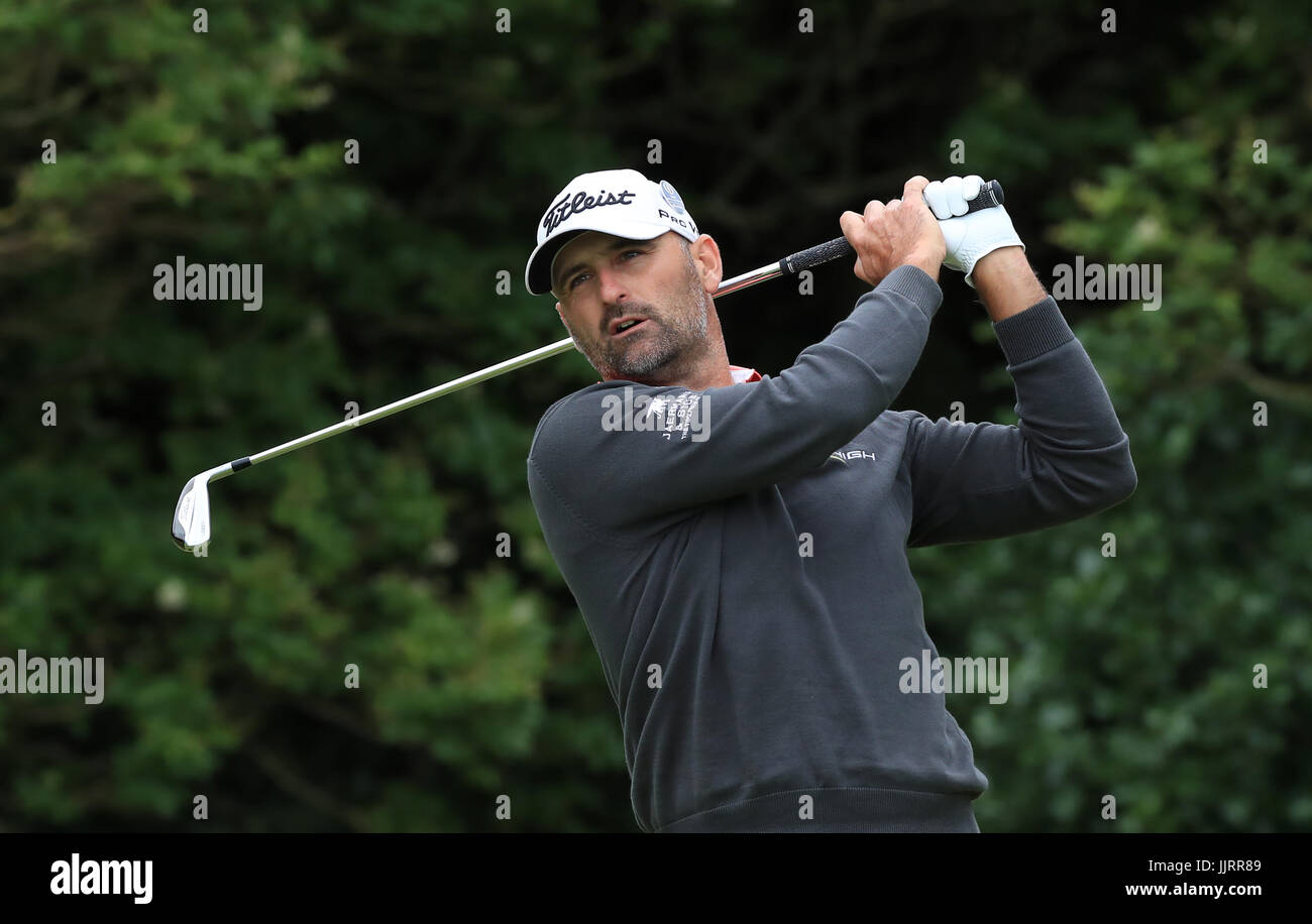 New Zealand's Michael Hendry tees off the 5th during day one of The ...