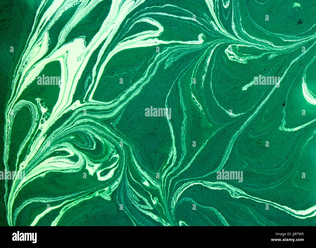 Marbled green abstract background. Liquid marble pattern Stock Photo ...