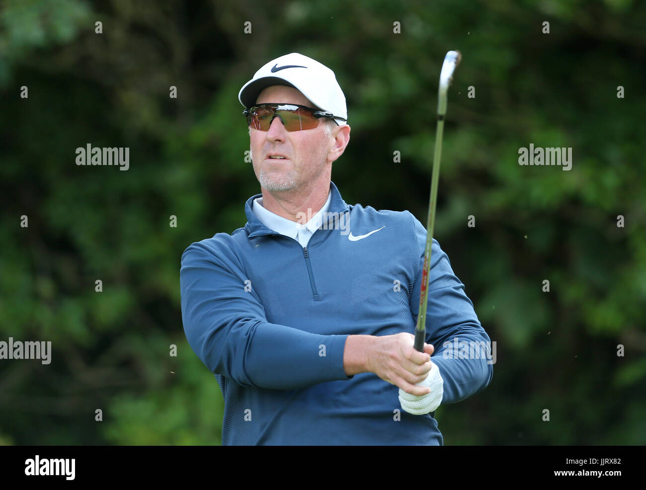 USA's David Duval tees off the 5th during day one of The Open ...