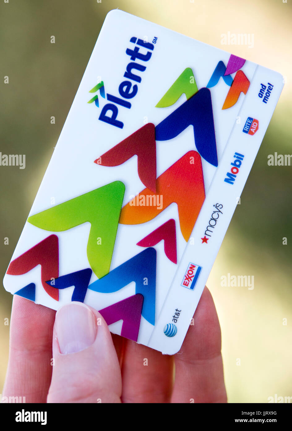 Plenti rewards program card Stock Photo - Alamy