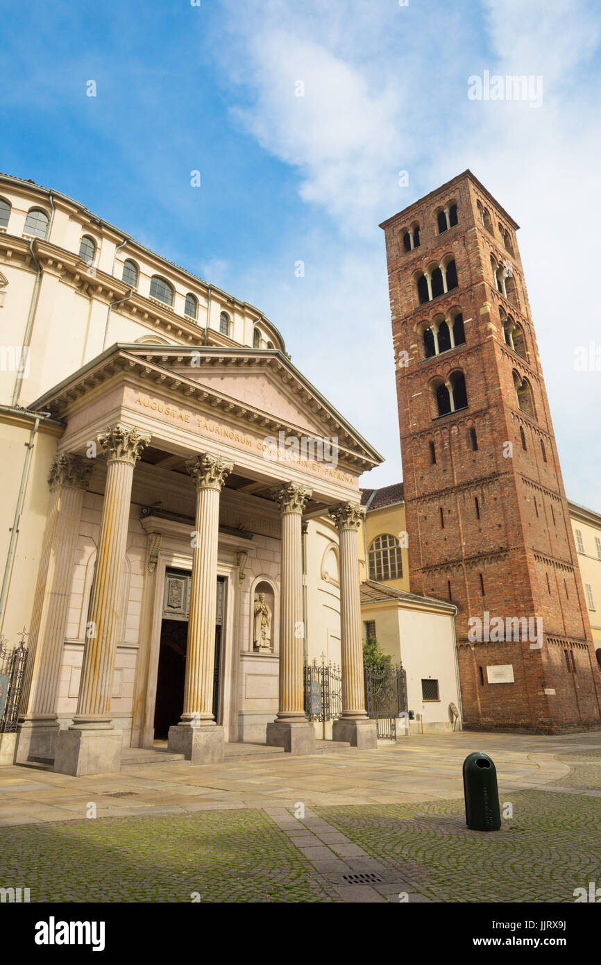 TURIN, ITALY - MARCH 14, 2017: The baroque church Santuario della ...