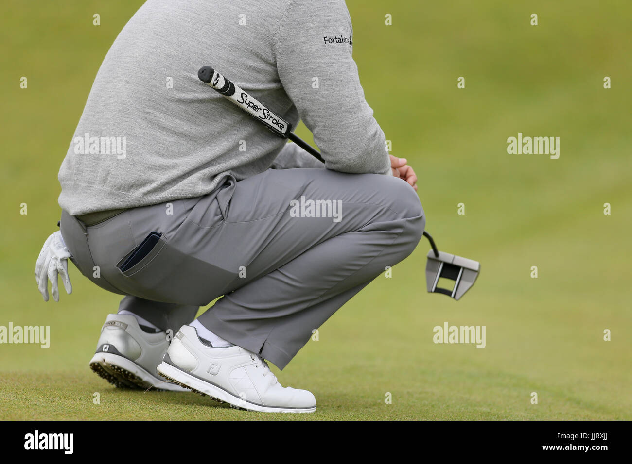 Detail of the body of Paraguay's Fabrizio Zanotti during day one of The ...