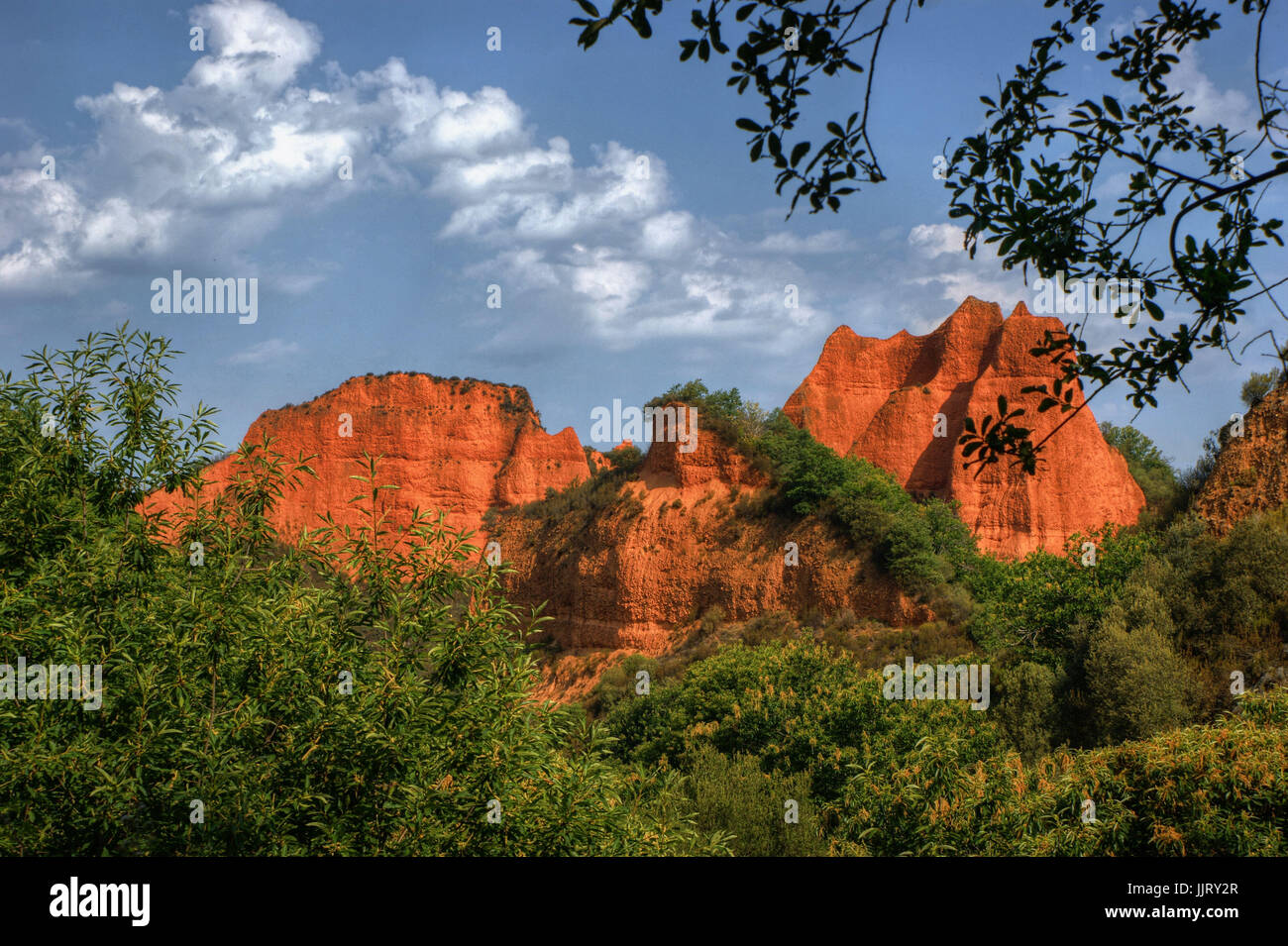 Las Medulas ancient Roman mines, UNESCO, Leon, Spain Stock Photo - Alamy