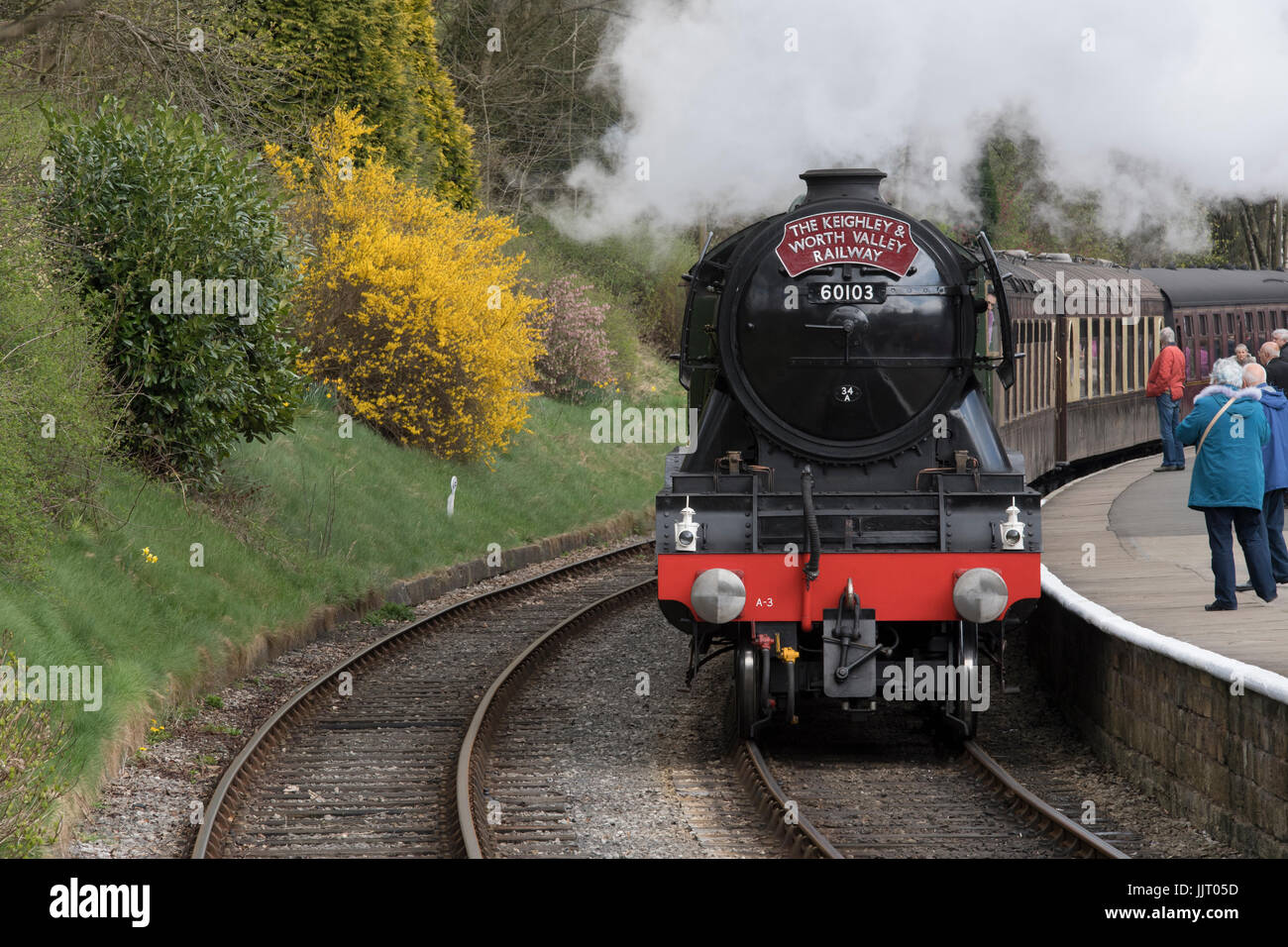 Flying scotsman headboard hi-res stock photography and images - Alamy