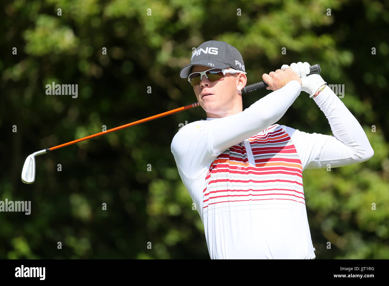 South Africa's Brandon Stone during day one of The Open Championship ...