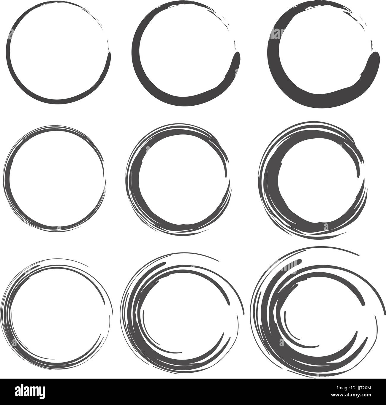 Hand drawn circles hi-res stock photography and images - Alamy