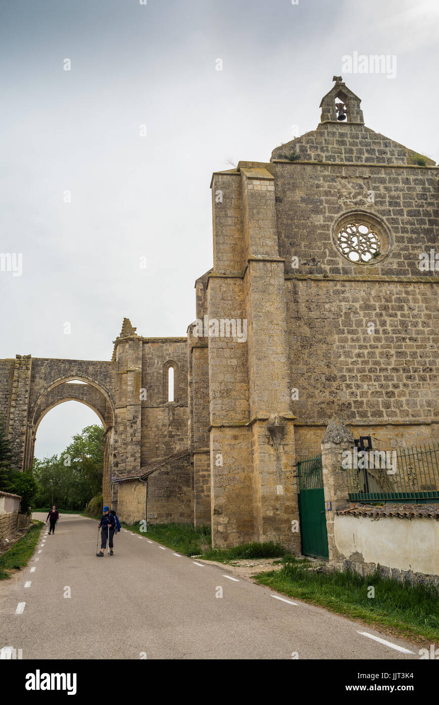 Castrojeriz, Spain, Europe. Camido Santiago de Compostela Stock Photo ...