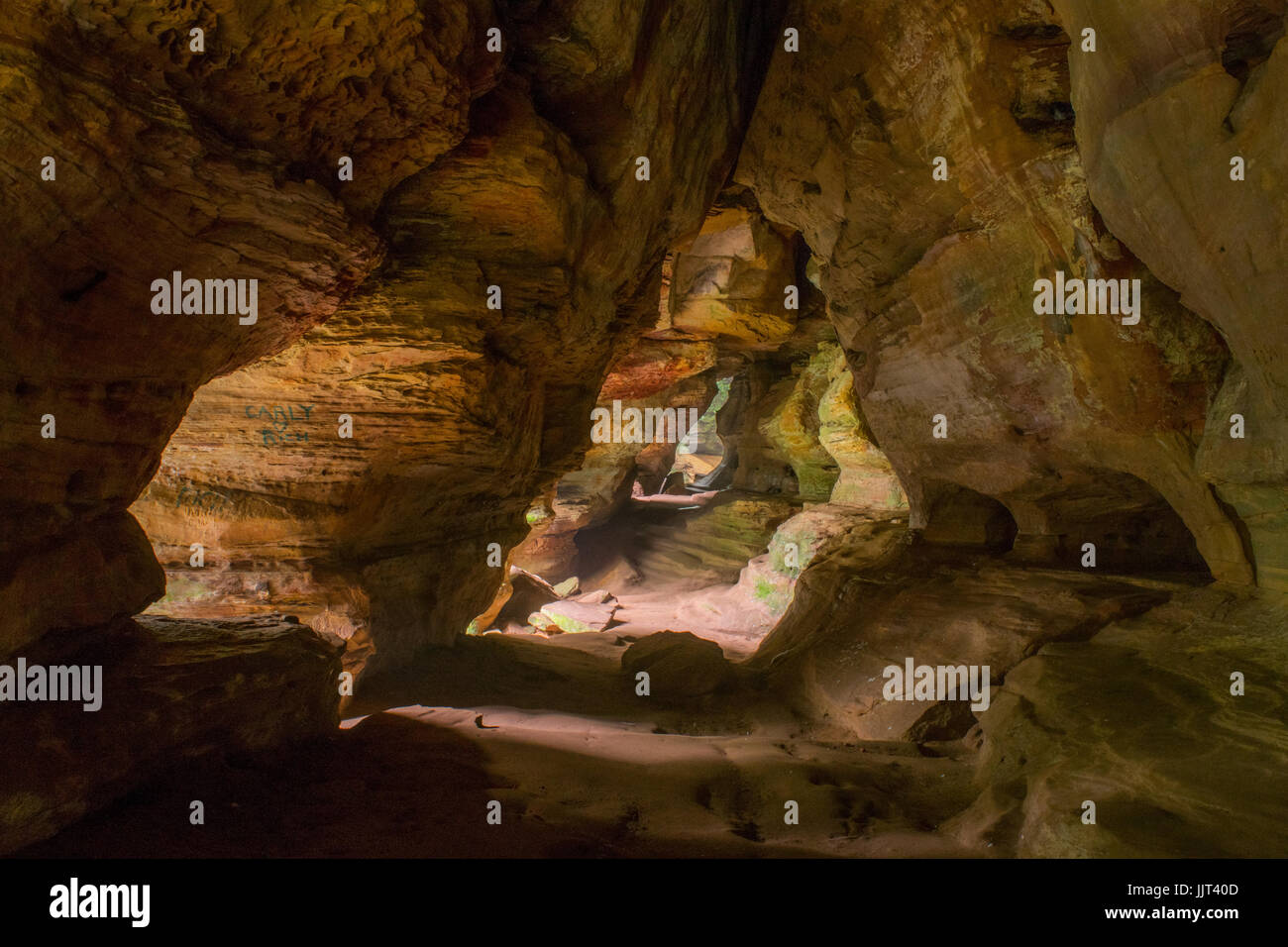 Rock House, Hocking Hills State Park Stock Photo - Alamy